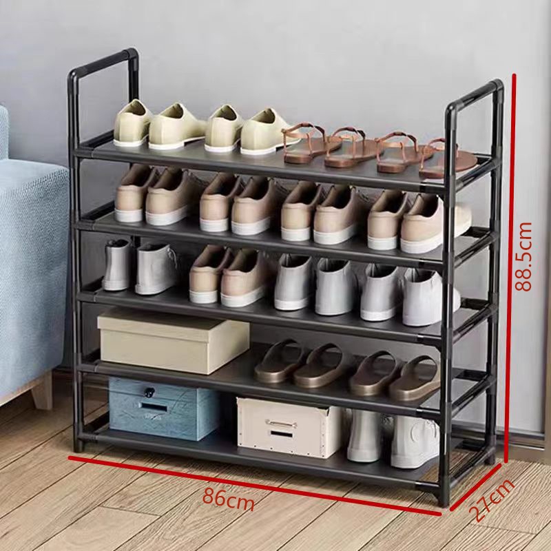 Multi-Layer Shoe Rack Stainless Steel Shoe Scalable Rack Storage Rack ...