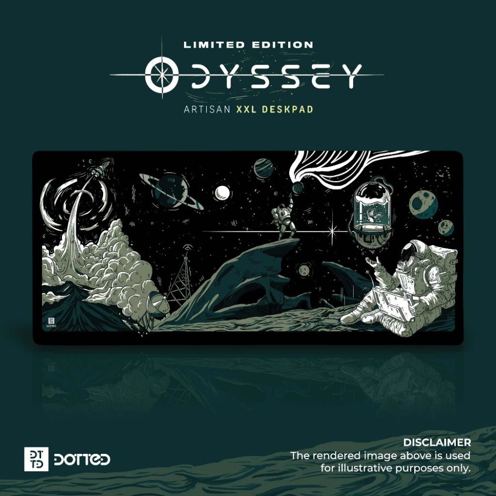 Dotted Desk Mat Odyssey Artisan Limited Edition (900x400x4mm) | Shopee ...