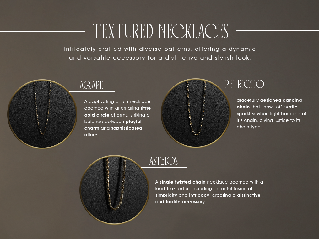 Burvon The Classic Collection Necklaces (Plain Chain Jewelry) | Shopee ...