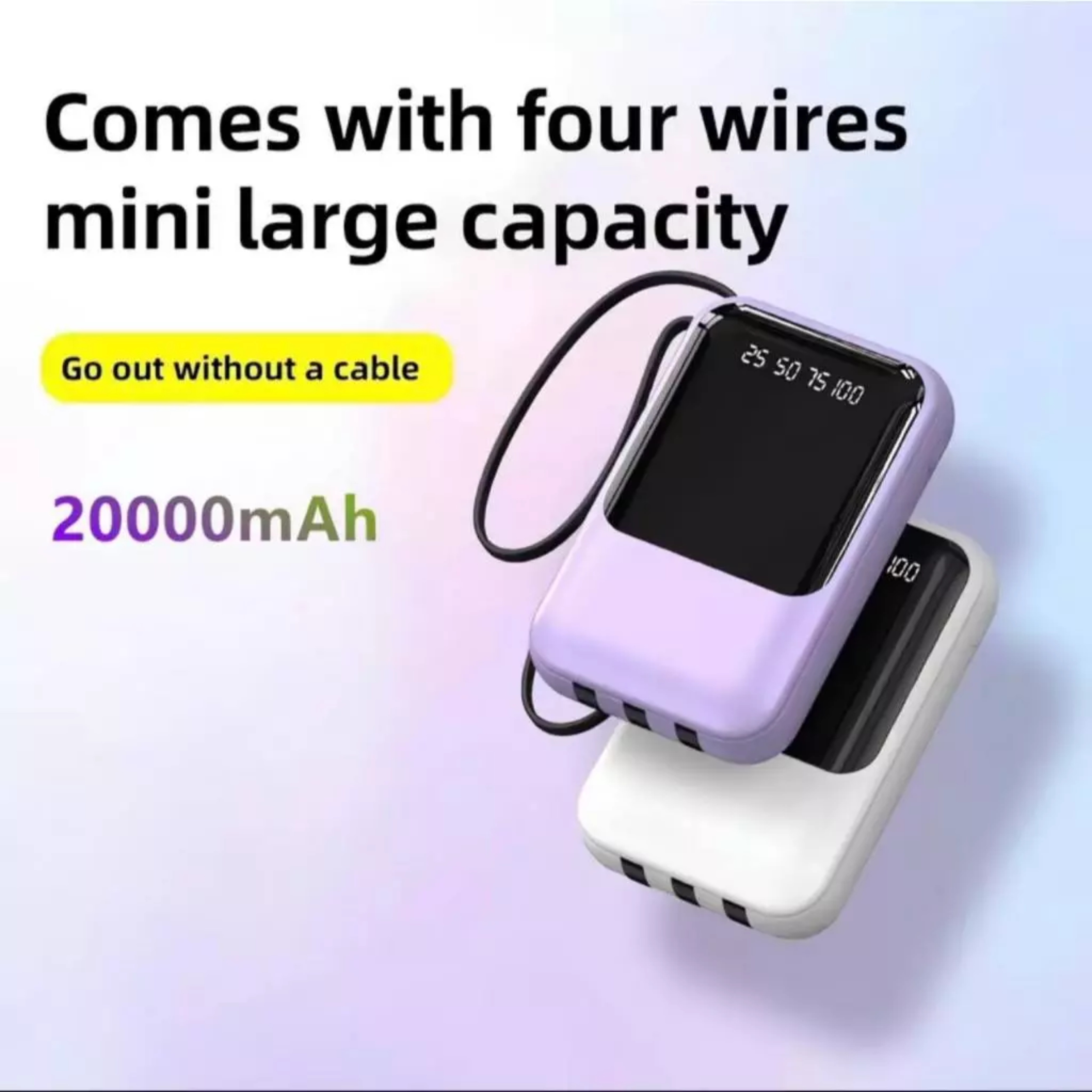 KC58 Powerbank 20000mAh Fast Charging Power bank Portable Charger | Shopee Philippines