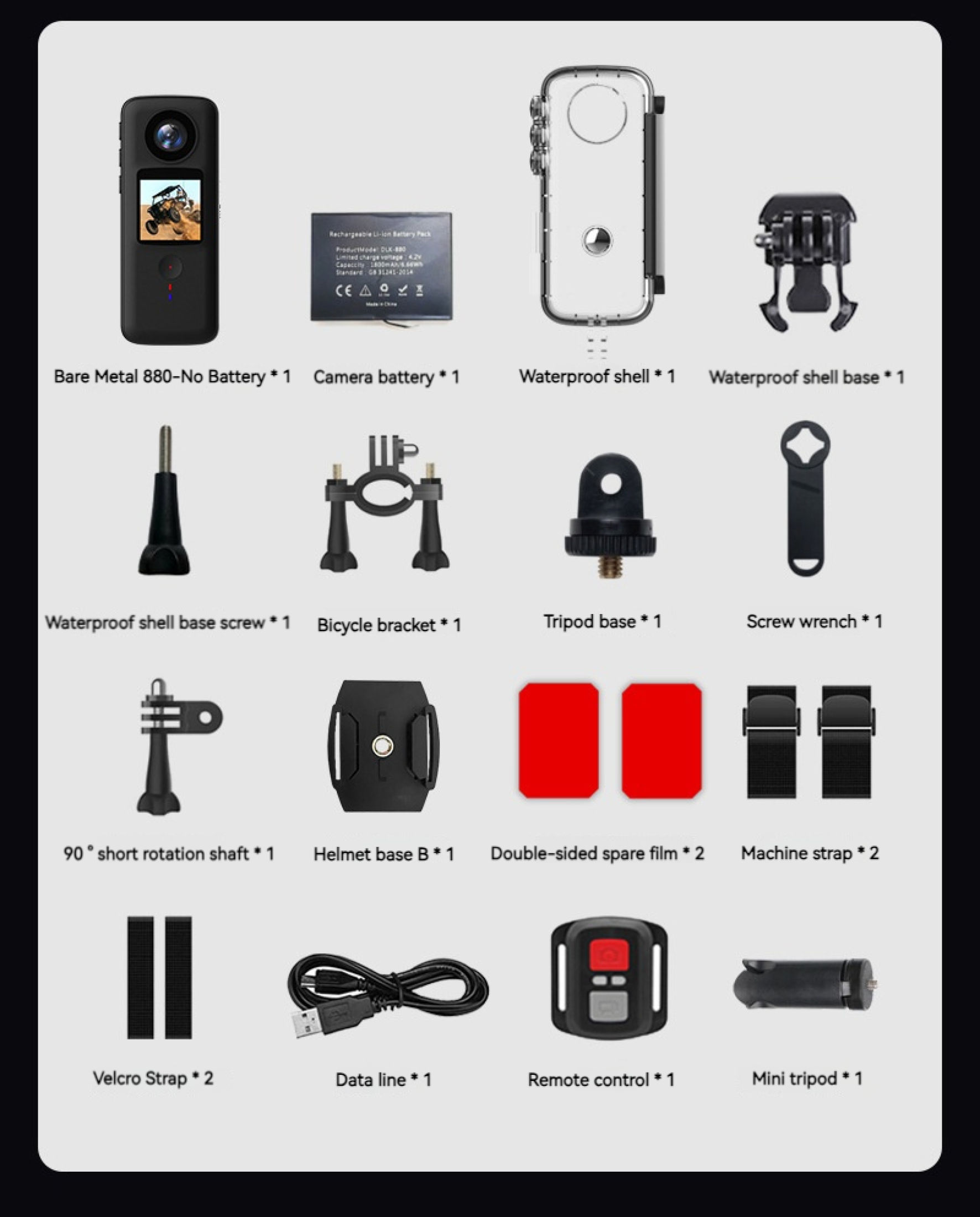 A200 4K HD VLOG ACTION CAMERA outdoor anti-shake video sports dual screen waterproof Camera ...