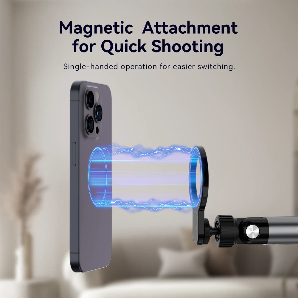 TELESIN Magsafe Lazy Arm Smartphone Table Aluminum Clamp for Android ...