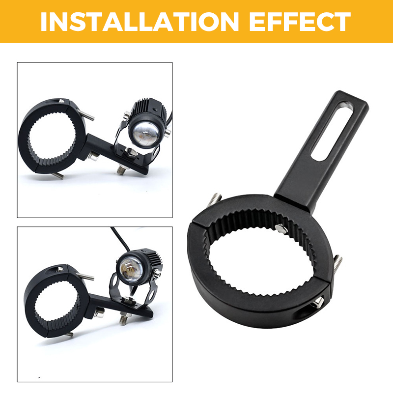 Mini Driving Light Bracket Headlight Clamp Alloy Extension Mount ...