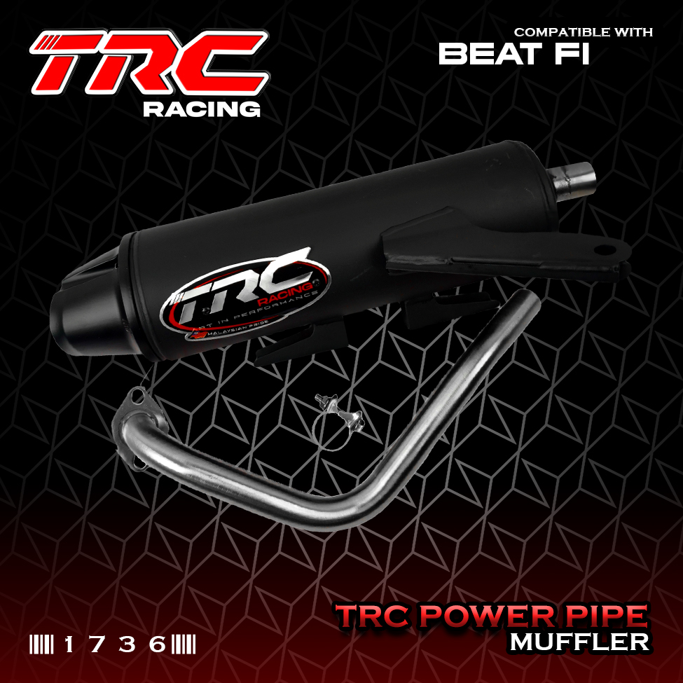 TRC Racing Beat FI V2 Power Pipe Muffler Exhaust 1736 | Shopee Philippines