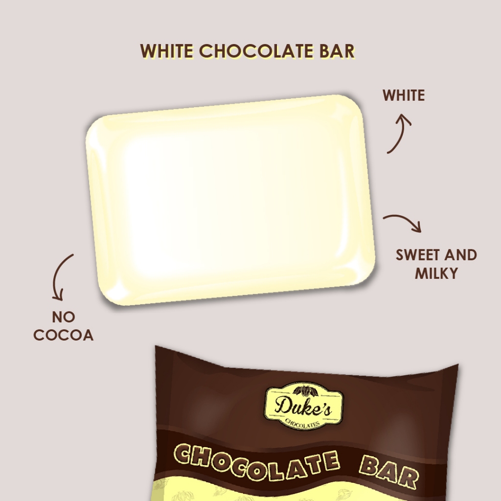 WHITE CHOCOLATE BLOCK 1KG (FOR BAKING AND READY TO EAT) | Shopee ...