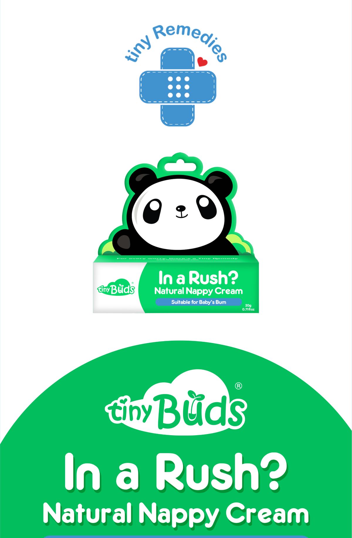 Tiny Buds In a Rush - Diaper Rash Cream (formerly known as In A Rash ...