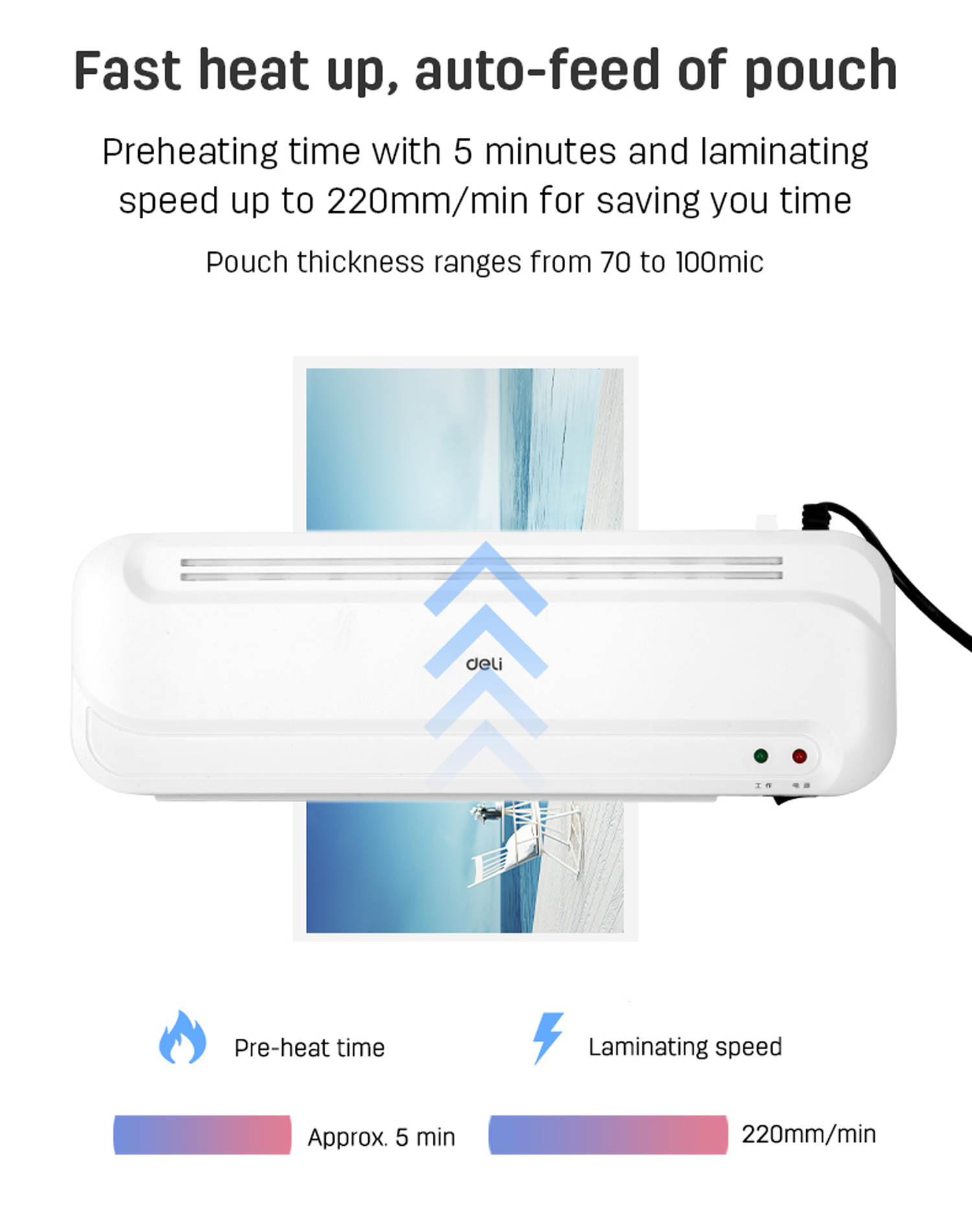 Deli E2132 A4 Laminating Machine | Shopee Philippines