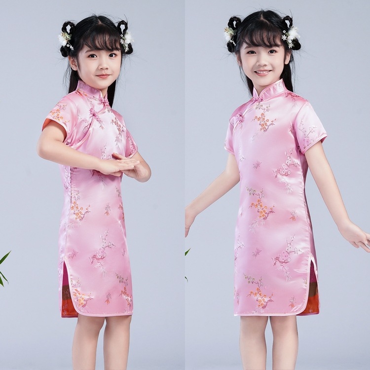 Oscarbaby Kids Chinese Traditional National Costume Cheongsam Dress ...