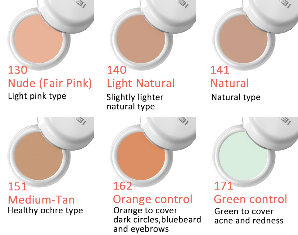 [Direct from Japan] Naturactor Cover Face Concealer Foundation 6colors ...