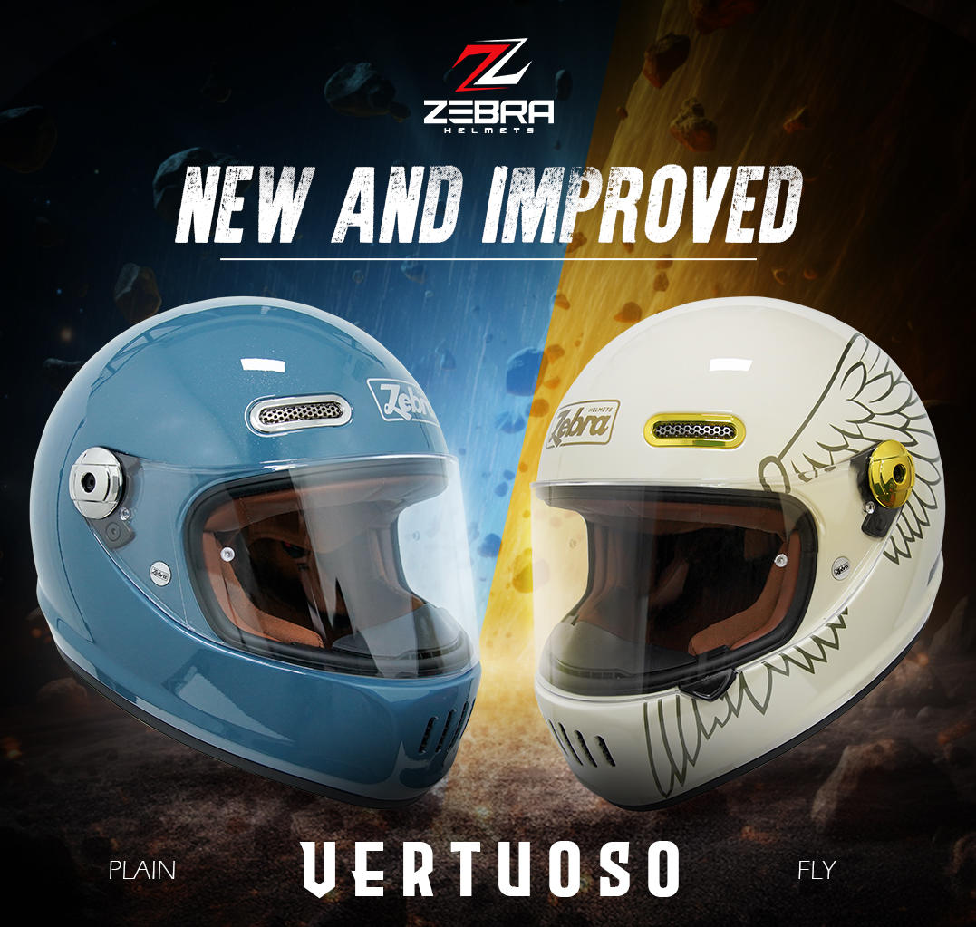 ZEBRA FF577 VERTUOSO Classic full face single visor helmet for ...