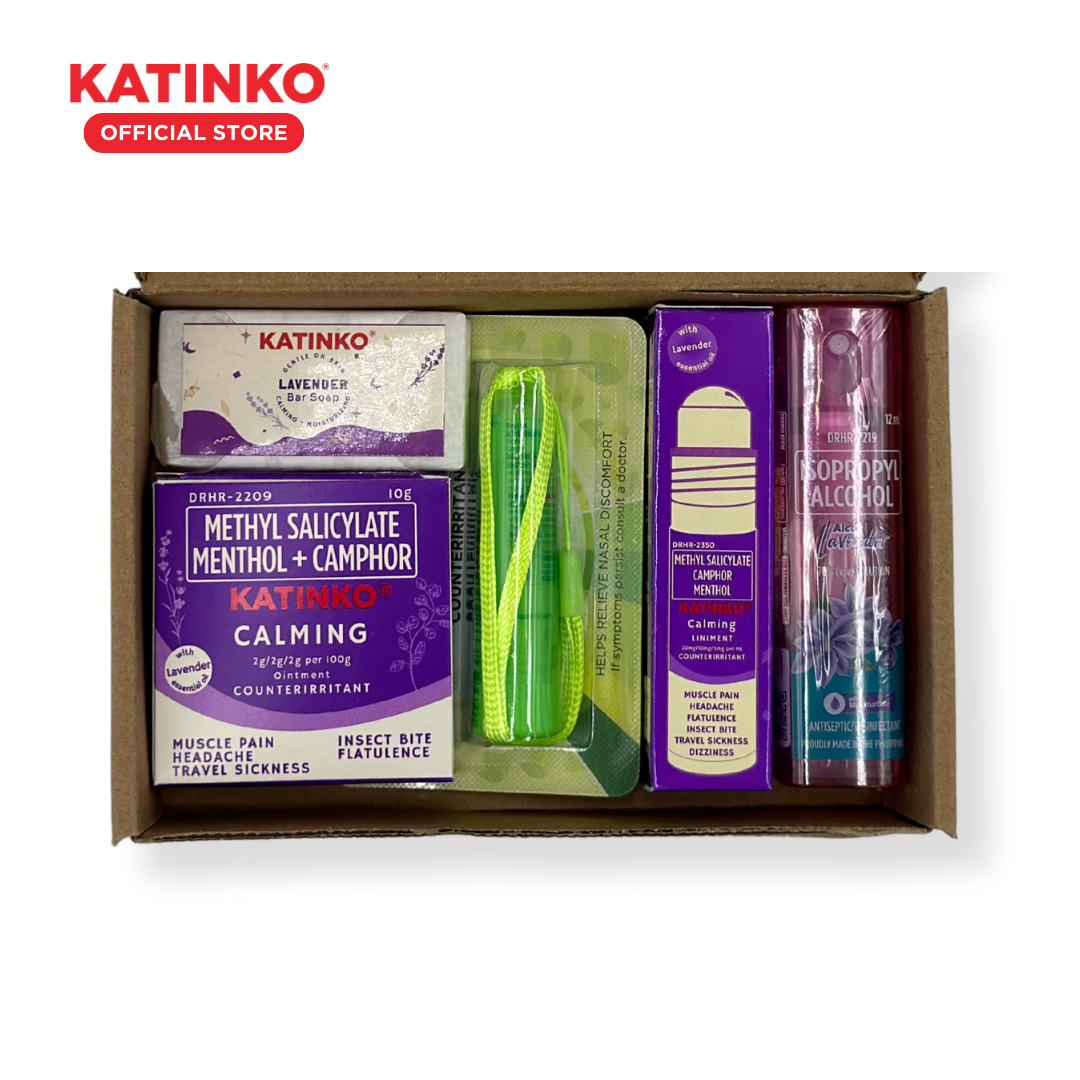 Katinko Lavender Minikit - Lavender Soap, Ointment, Oil Liniment Roll ...