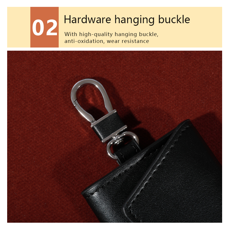 【High End】PU Leather Minimalist Key Wallets Multifunctional Folding ...