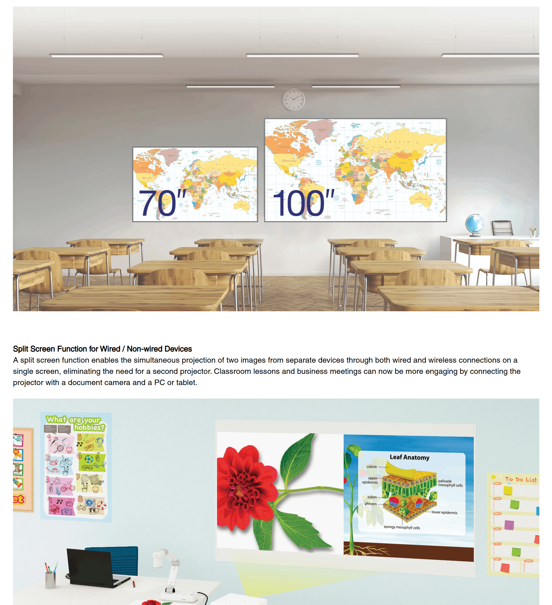 Epson EB-W51 WXGA 1280x800 4000 Lumens 3LCD 3-chip Technology Projector ...