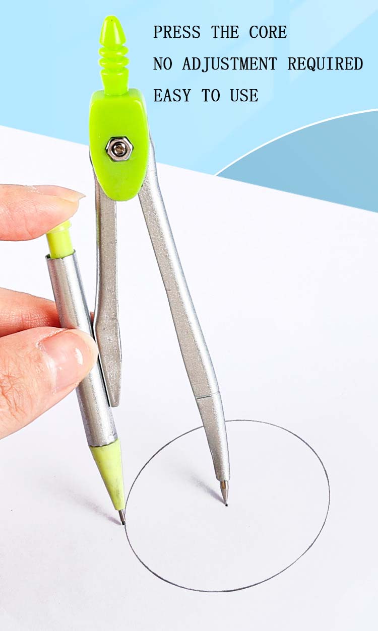 7Pcs/ Set Of Geometric Compass Ruler Set Of Student Drawing Measurement ...