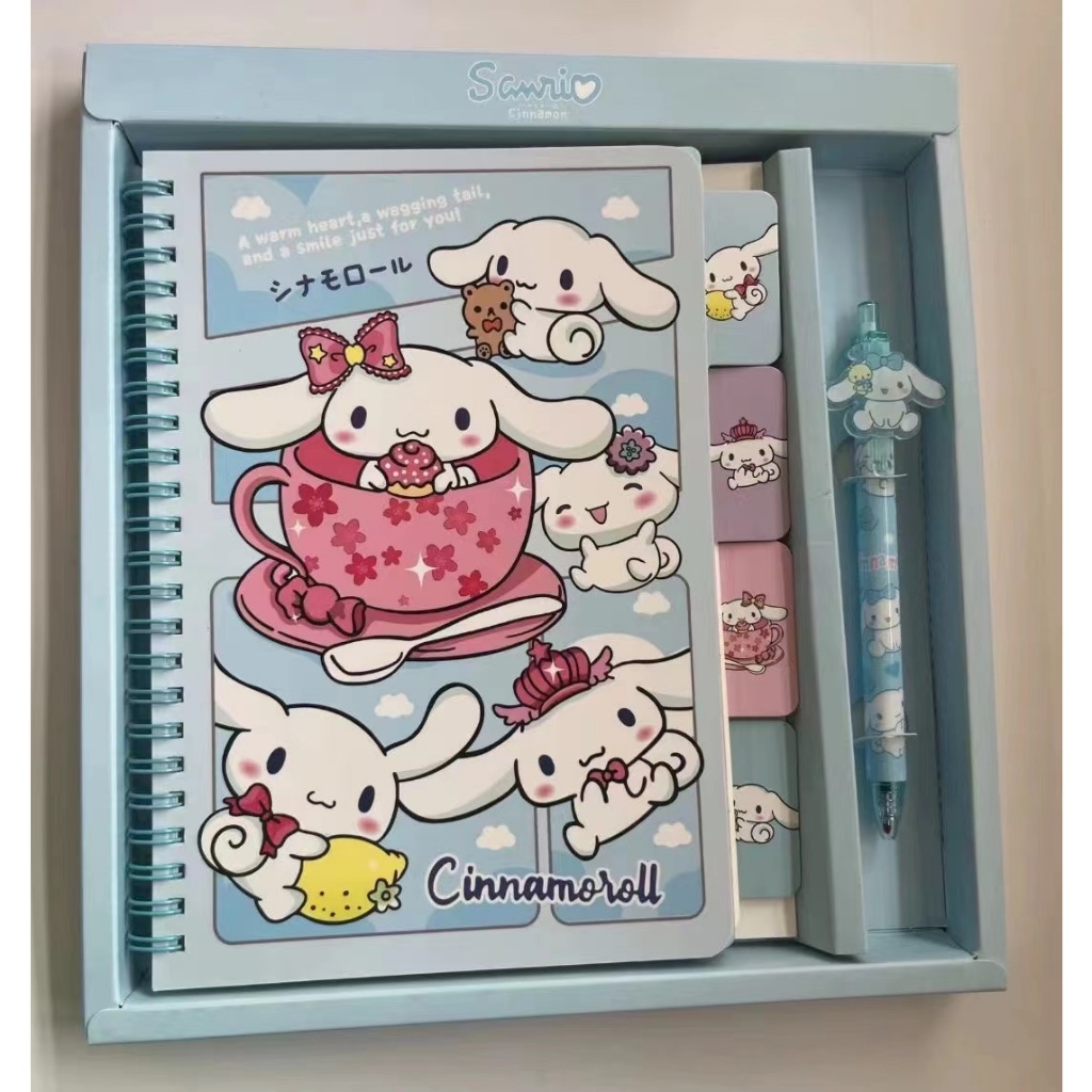 Timi Straw Sanrio Diary Journal Straw Set Kuromi Notebook Student Girl Cartoon Sanrio Handbook ...