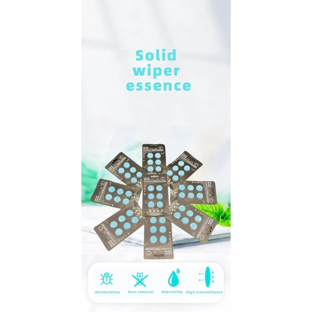 Windscreen Cleaner Effervescent Tablet Auto Wiper Glass Solid ...