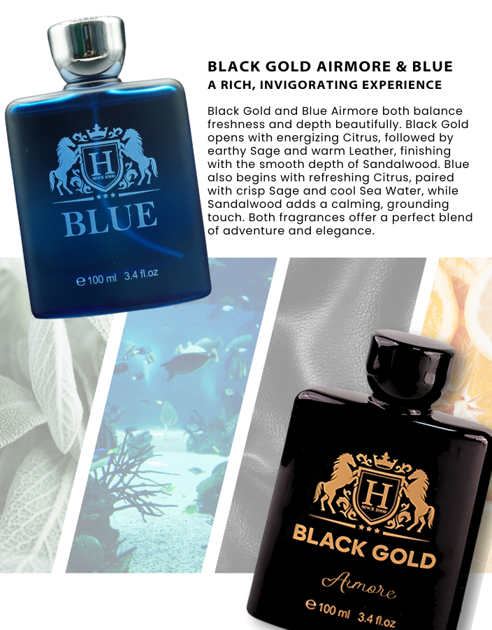 BRILLIANT.Q AIMORE BLACK GOLD AND BLUE HAS A LONG LASTING FRAGRANCE ...