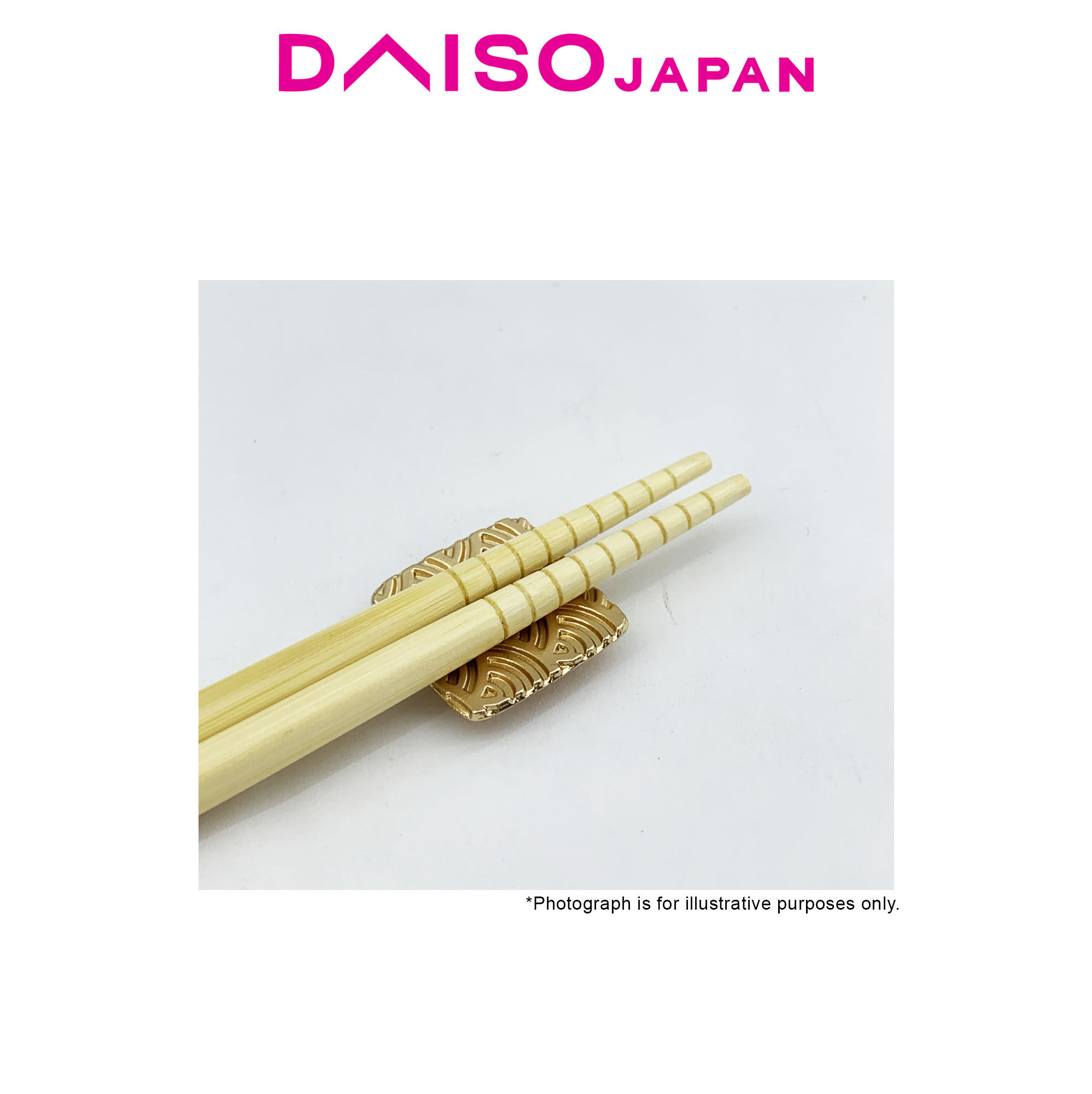 Daiso Metal Gold Chopstick Rest in Seikaiha Design | Shopee Philippines