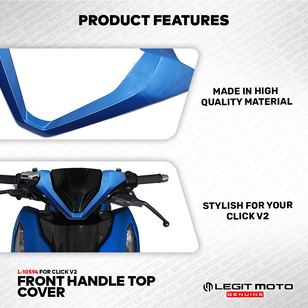 LEGITMOTO CLICK V2 FRONT HANDLE TOP COVER FOR HONDA CLICK V2 GAME ...