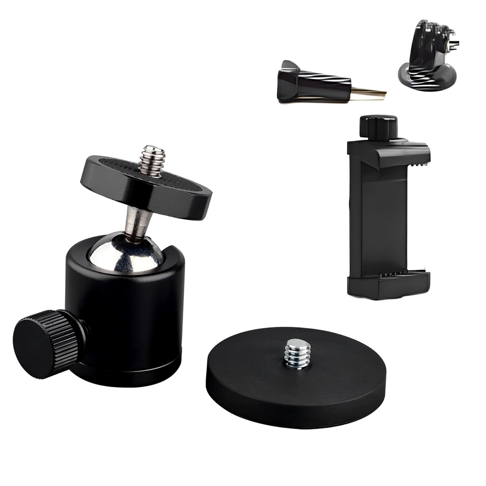 Pxel Multi-Purpose Magnetic Camera Mounting w/ Mini Ball Head & 1/4 ...