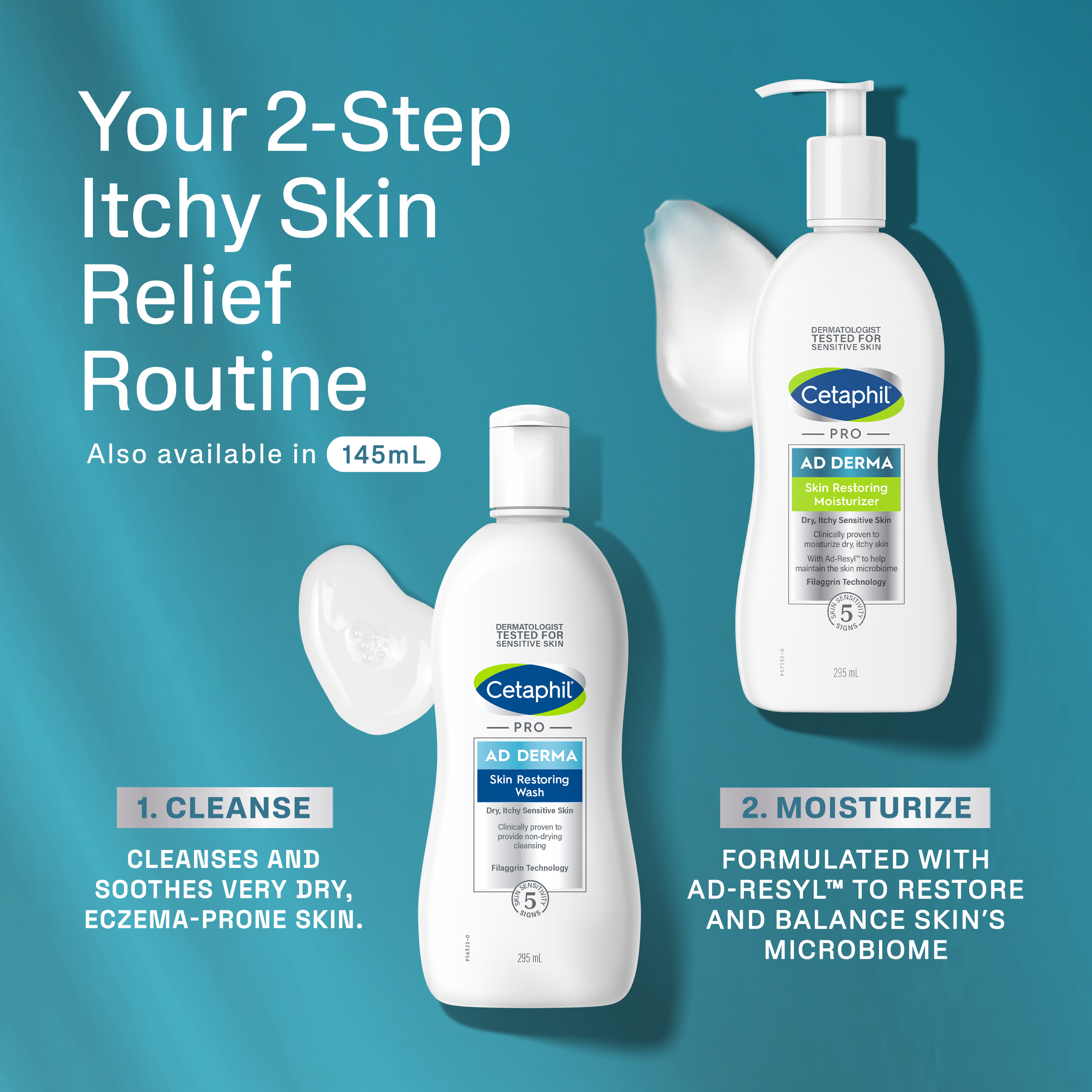 Cetaphil Pro Ad Derma Skin Restoring Moisturizer 295ml (For Eczema ...