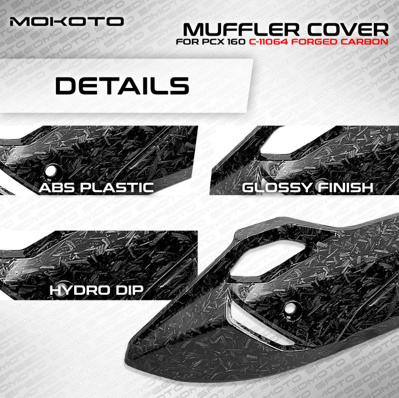 MOKOTO HONDA PCX 160 MUFFLER COVER EXHAUST HEAT GUARD COVER FOR HONDA ...