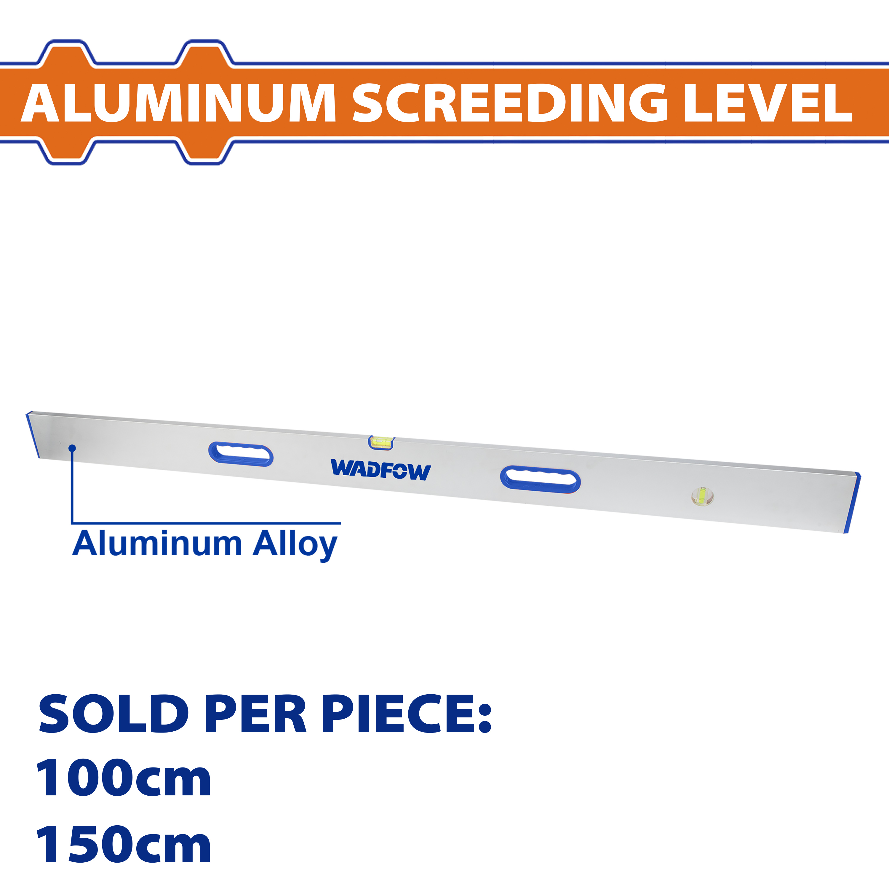 Wadfow 100cm/200cm Aluminum Screeding Level Straight Edges Screed Level ...
