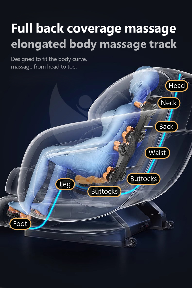 SRABUY PR70 Massage Chair for Whole Body Machine LCD Touch Screen Ai ...