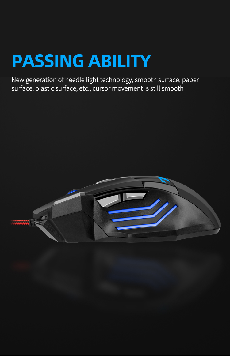 Zeus x Raiku Wired Gaming Mouse 4 DPI Adjustment LED Optical Mice 7 ...