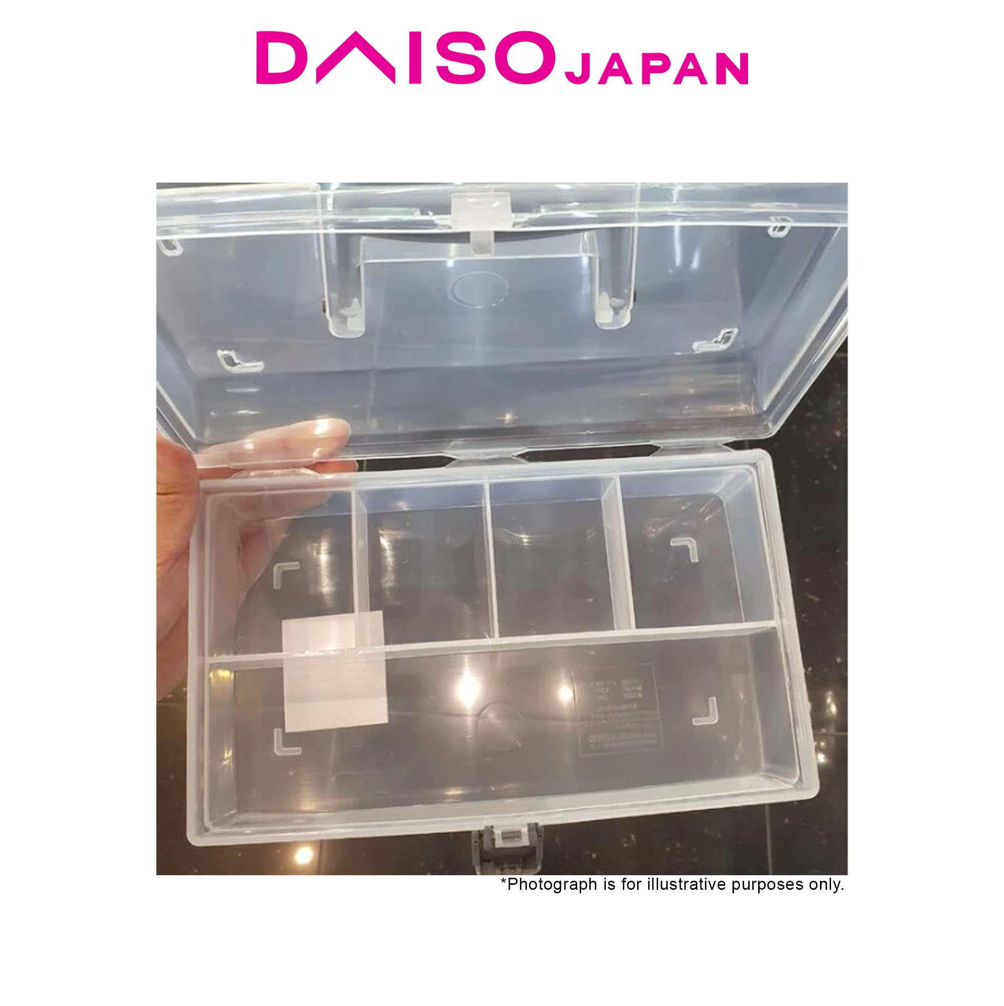 Daiso Stock Box No. 4 with Partitions | Shopee Philippines