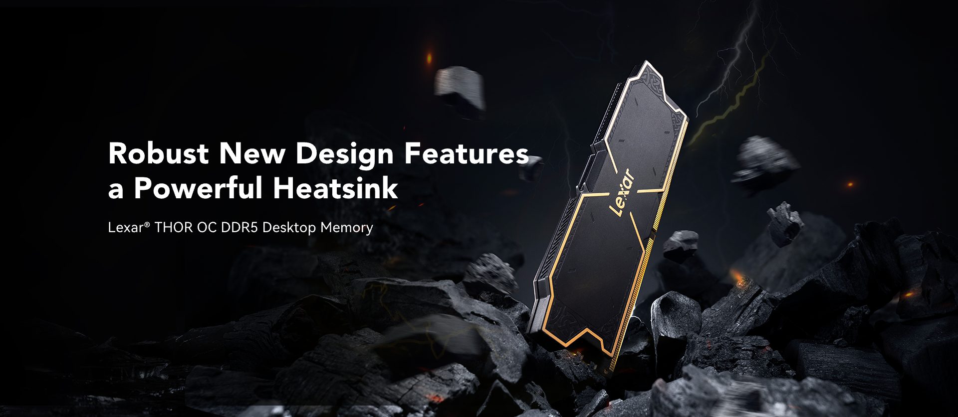 Lexar Thor OC DDR5 16GB (2x8GB) 6000MT/s CL38 1.35V 288-Pin RAM Desktop ...