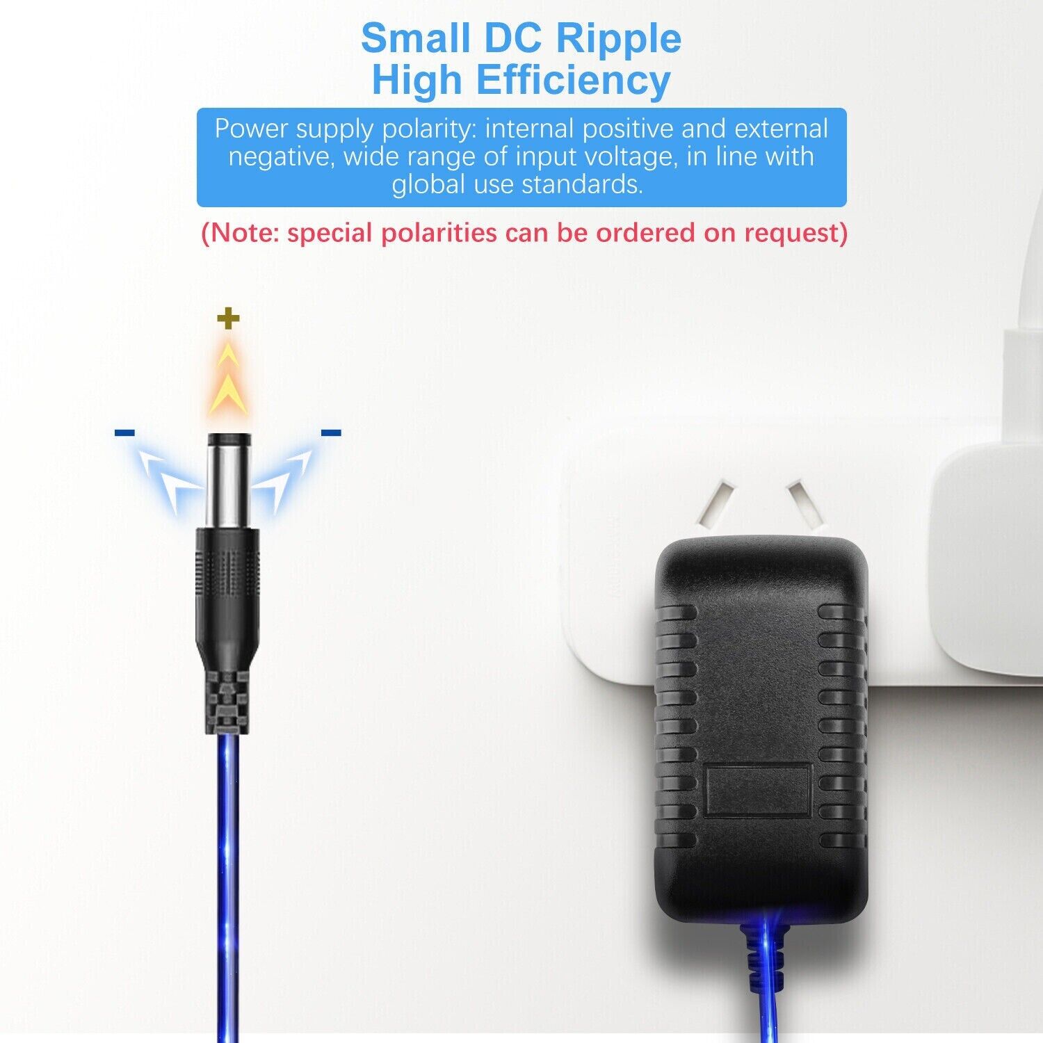 AC/DC 12V 1A 2A 3A Power Supply Multi-Purpose Adapter for CCTV / LED TV ...