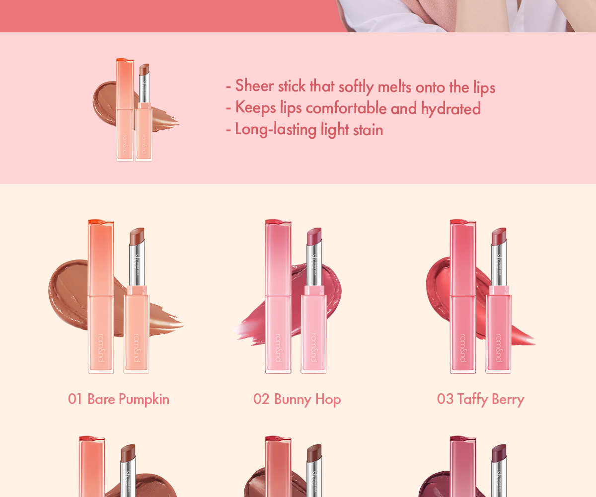 Romand Sheer Tinted Stick Collection Rom&nd | Shopee Philippines