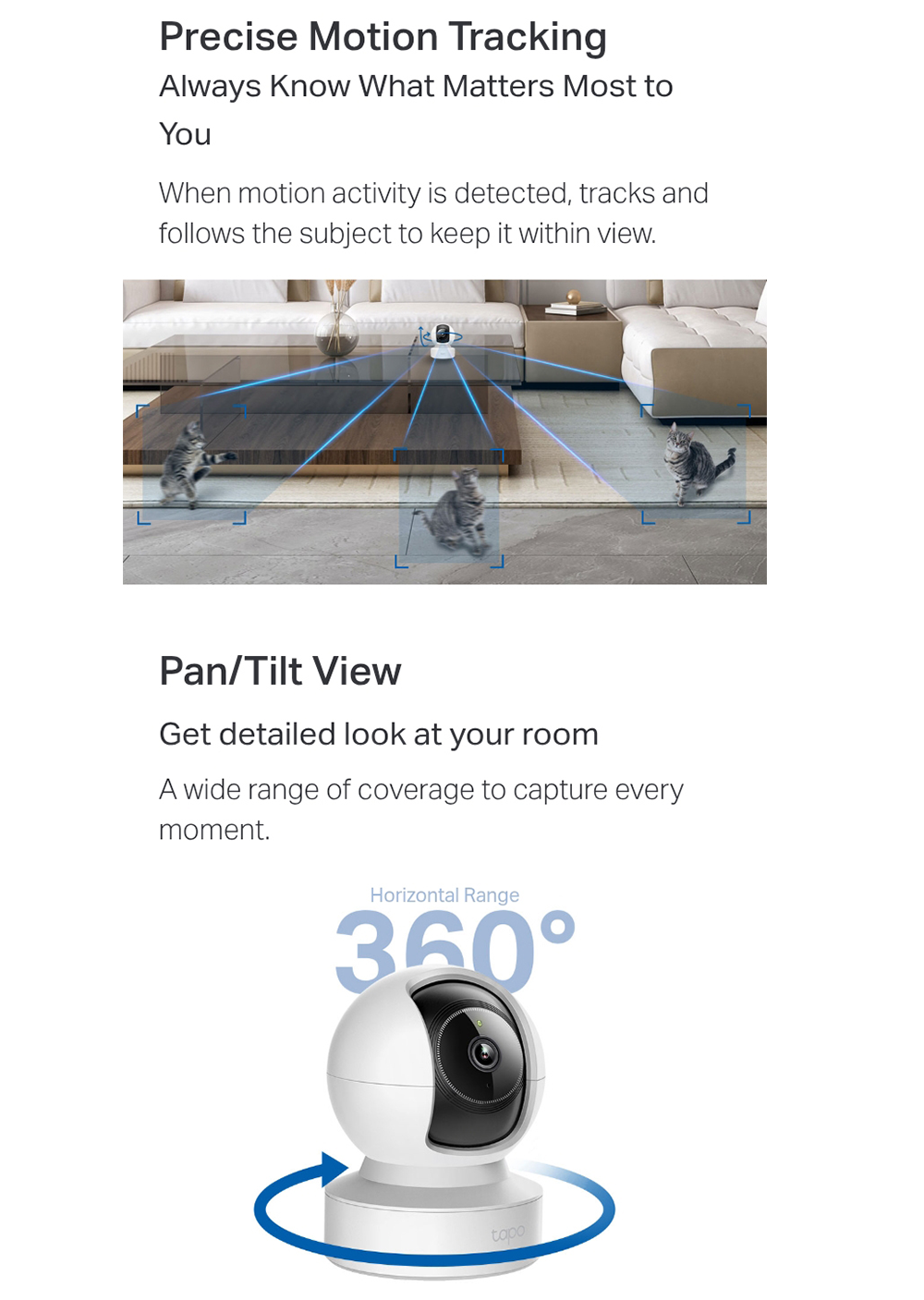Tapo Official Store | TP-Link | C222 | Pan/Tilt | Home Security | Wi-Fi ...