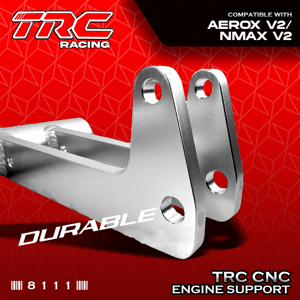 TRC RACING AEROX V2/NMAX V2 CNC ENGINE SUPPORT PLUS 2 8111 | Shopee ...
