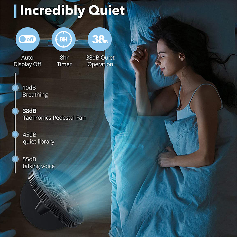 Solar Electric Fan Low Noise Energy saving 90°Wide angle Fan Wall Fan ...