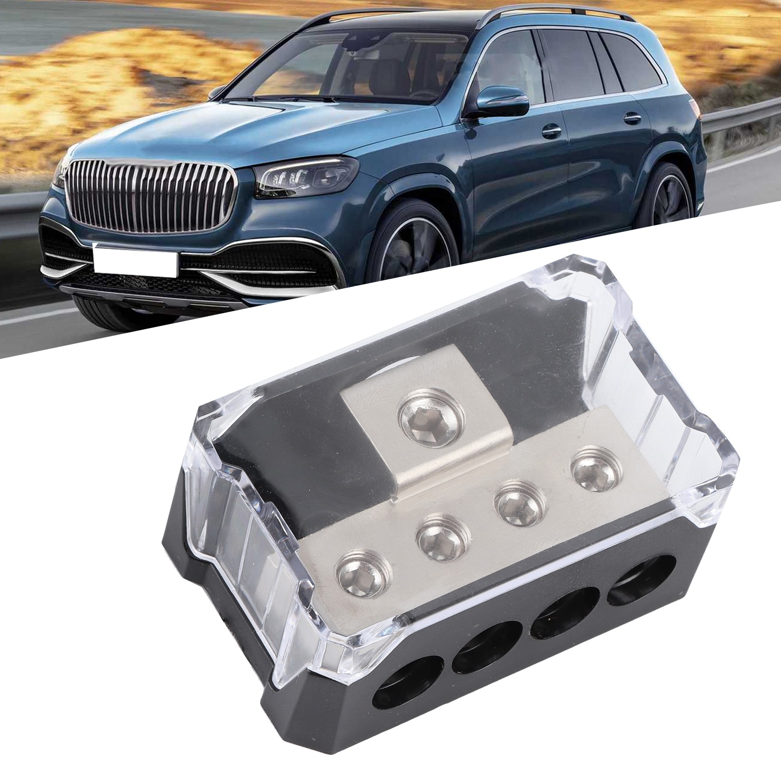 1 Way in 4 Ways Out Power Distribution Block Car Audio Stereo Amp ...