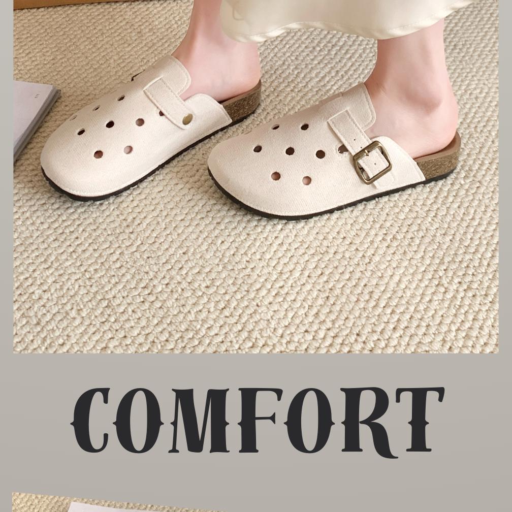 YOTO Shoes Clogs Sandals For Women Comfort Casual Perforated Breathable ...