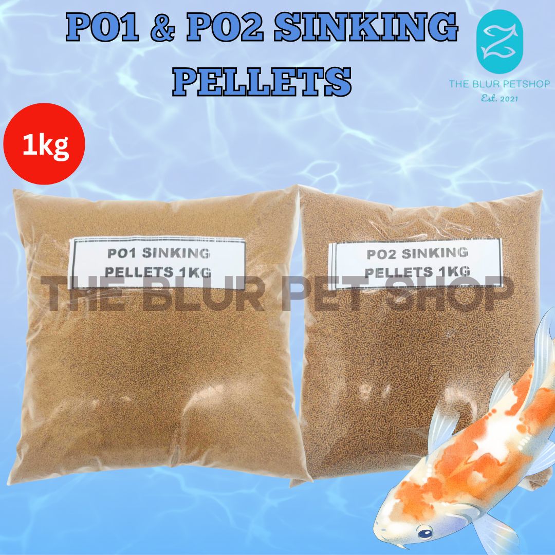 1kg P01 P02 PO1 PO2 SINKING PELLET Shrimp and fish food TATEH Aquafeeds | Shopee Philippines