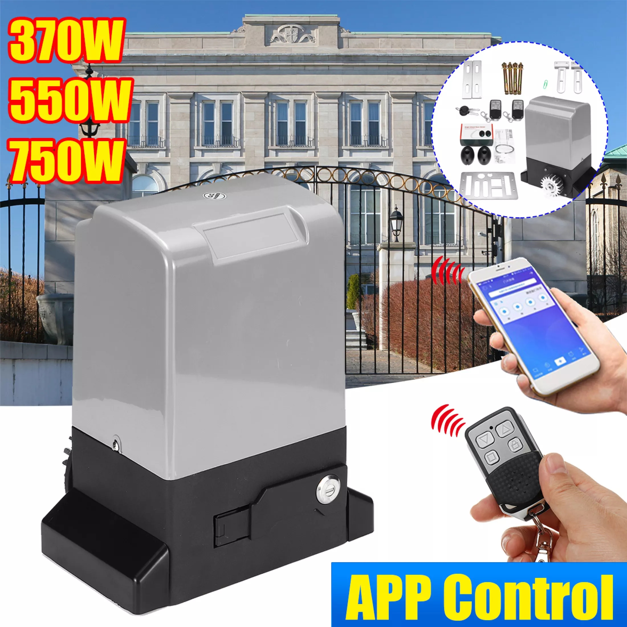 Automatic Sliding Gate Opener, Electric Sliding Gate Motor Operator ...