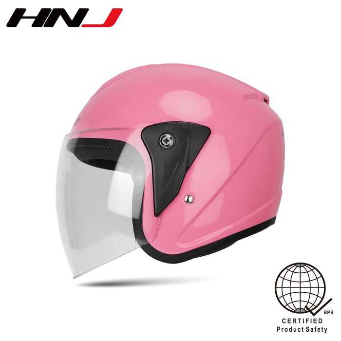 hnj A4-002 half face helmet small helmet for women motorcycle half face ...