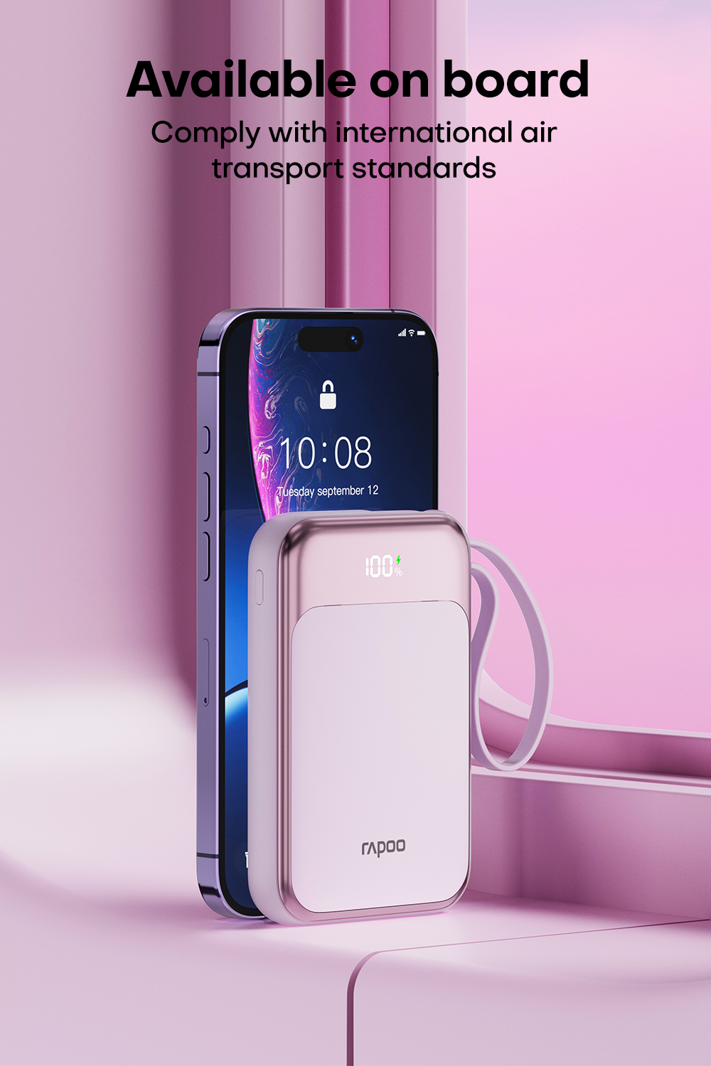 Rapoo W1 10000mAh Magnetic Powerbank 22.5W Super Fast Charging with ...