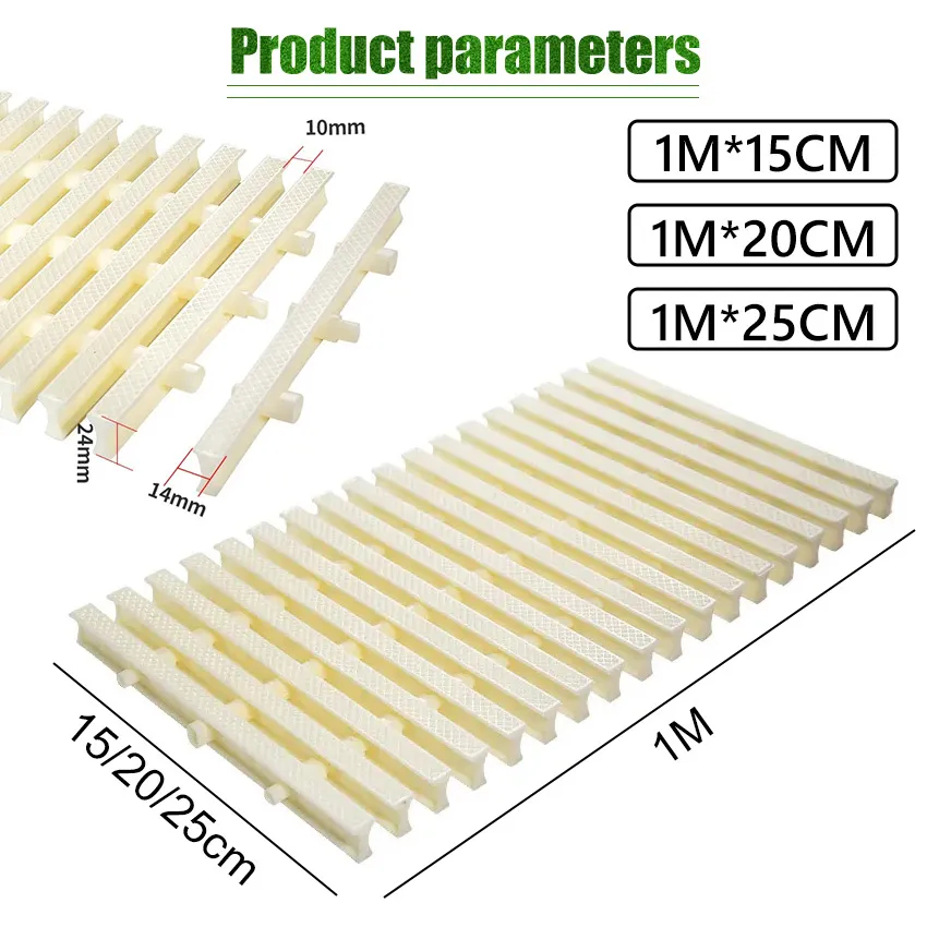 【Free Ship】1M Overflow Grid ABS Non-Slip Drain Grille Plastic Cover for ...