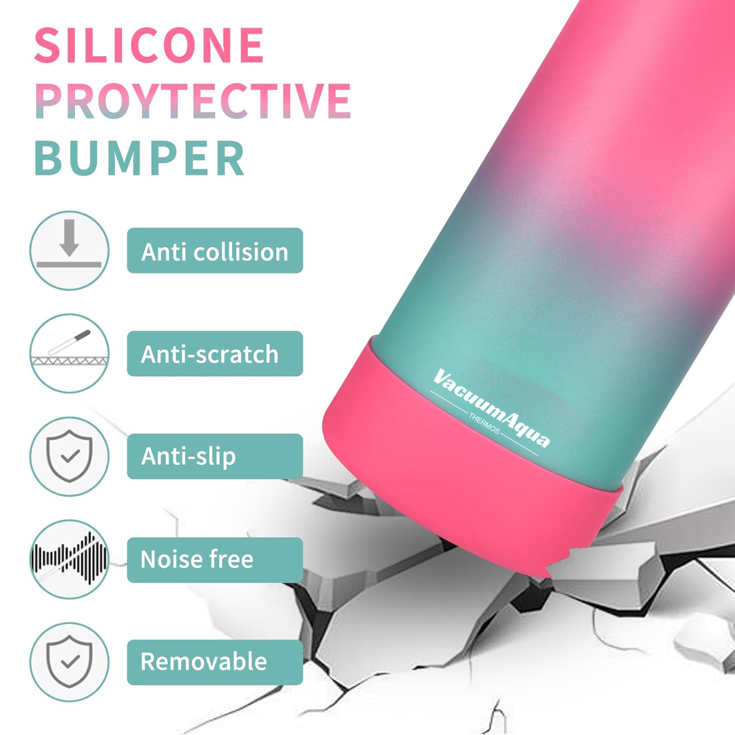 Vacuum aqua 14oz 20oz Tumbler Hot And Cold for Kids Water Bottle with ...