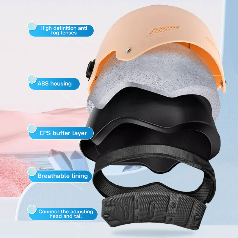 HNJ Half Face helmet For Motorcycle Open Face Helmet Bicycle Electric ...