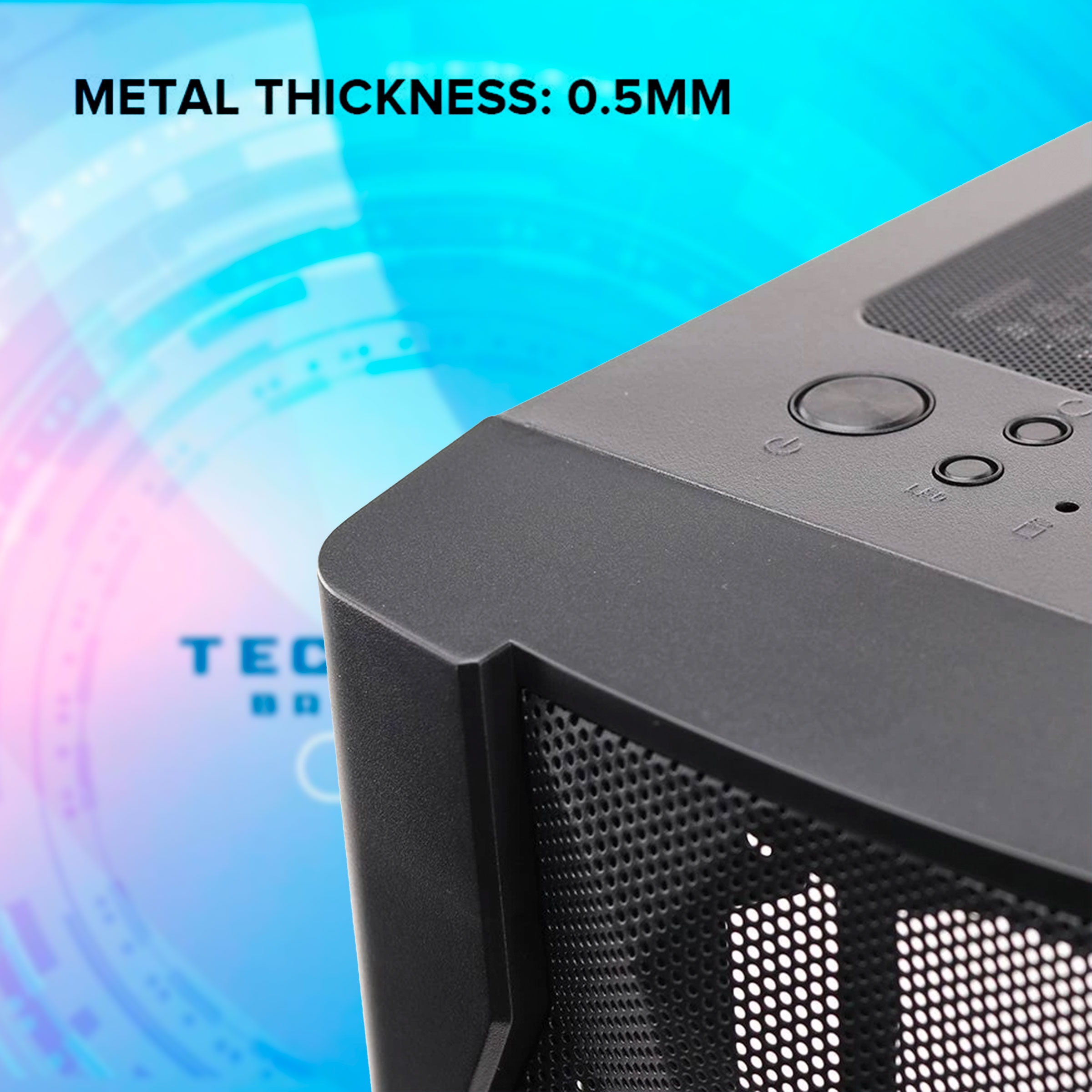 RYOMISE_InPlay Meteor 03 Mid Tower Gaming Case PC CASE Desktop Computer ...