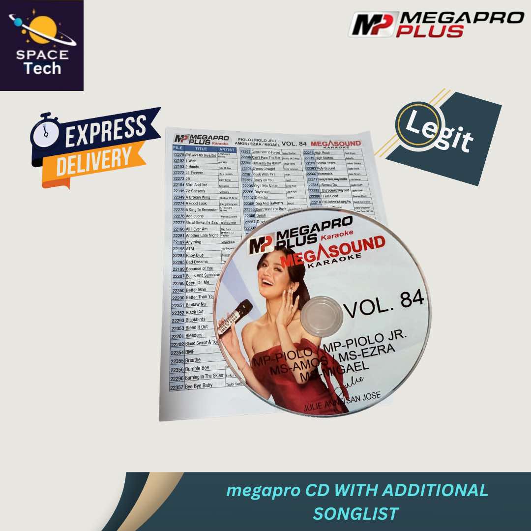 Megapro Plus/Megasound Volume 84 CD For MP100 PIOLO/PIOLO JR/ | Shopee Philippines
