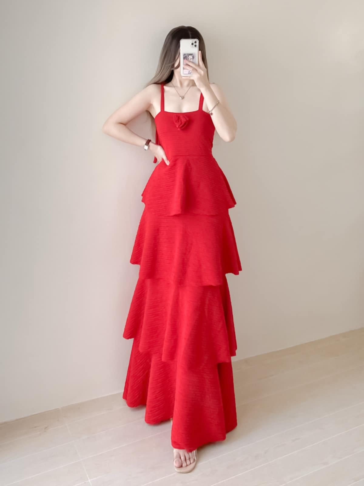 LAYERED LONG DRESS/SMALL TO LARGE | Shopee Philippines