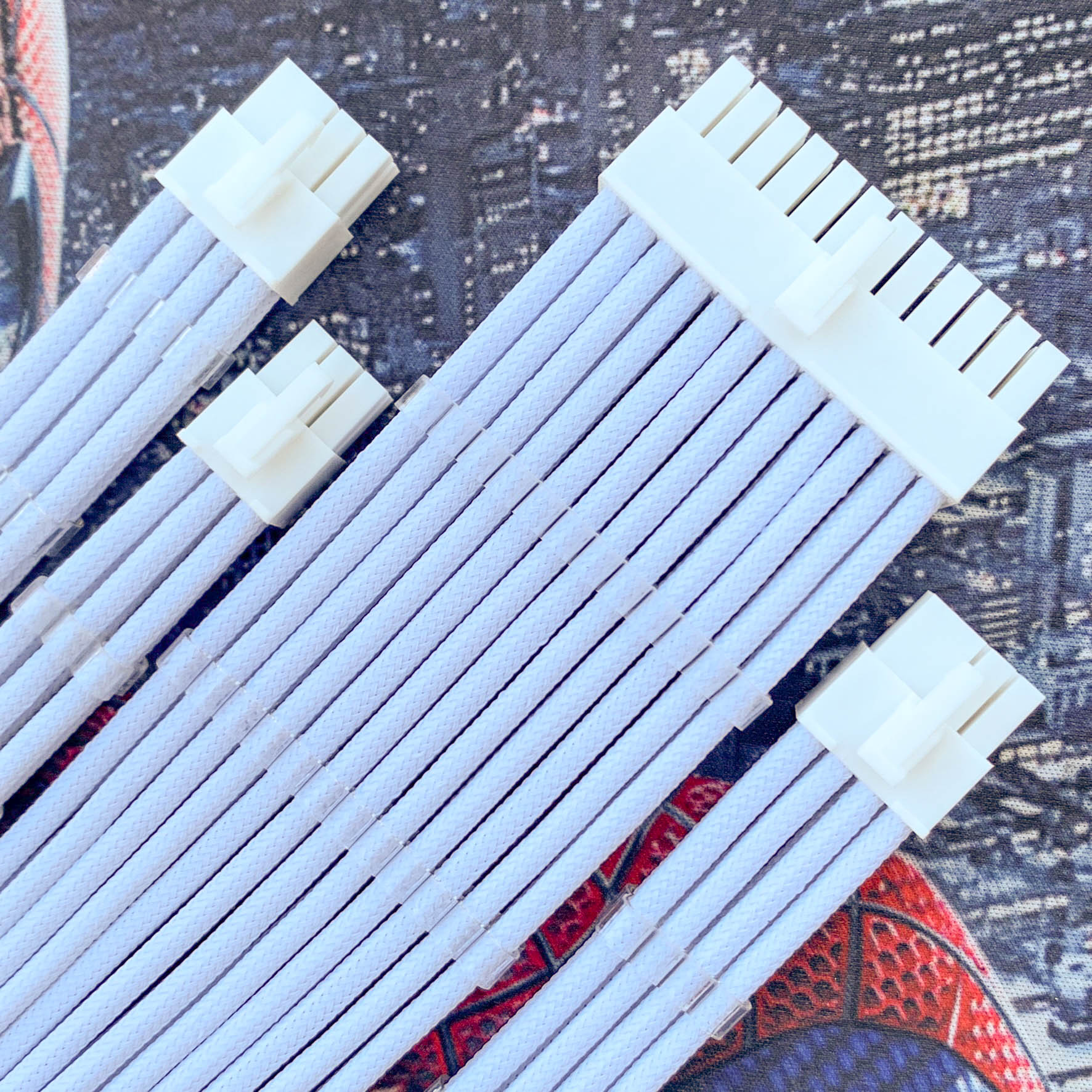 PSU Extension Cable – 4mm Thick Makapal, PCIe 6+2 Pin, EPS 4+4 Pin & 24 ...