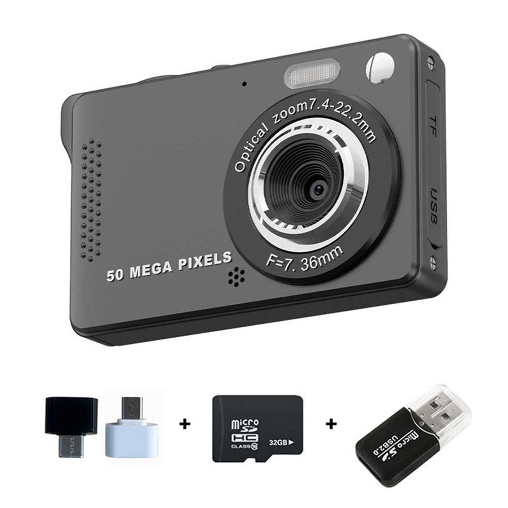 4K digital camera Autofocus camera 2.4-inch IPS display, supports 16x ...